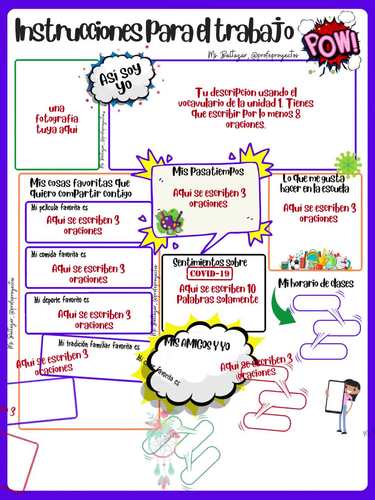 TODO SOBRE MI (Spanish and English) by ProfeProyectos | TpT