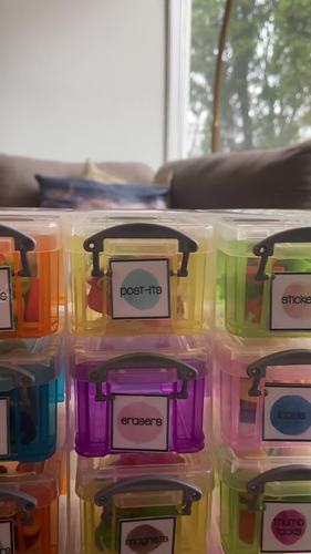 Really Useful Box Labels - Water Color Dot Teacher Supply Labels by ...