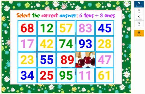 Spring Math Place Value Tens and Ones Mystery Picture Spring Puzzle ...