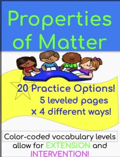 Properties of Matter Mastery by Prepless | Teachers Pay Teachers