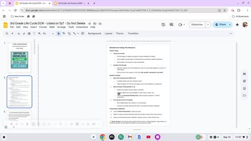 3rd Grade Life Science Enrichmt: Life Cycles, Traits & Survival, Hybrid ...