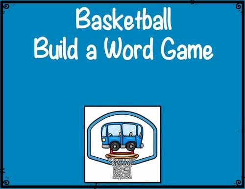 Basketball Build a CVC Word by The Teaching Scene by Maureen | TPT