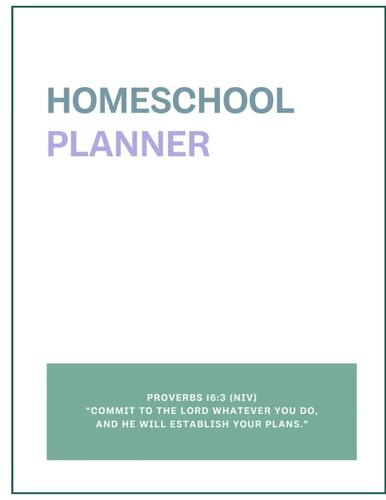 Faith-Based Homeschool Planner | 36 Printable Pages for Christian Families