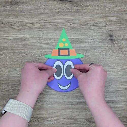 Halloween Witch Spider Craft Template by Mollers Makes It | TPT