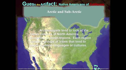 Native Americans of California “Guess the artifact” game: PPT w ...