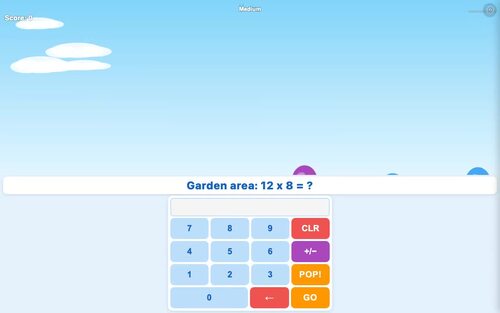4th Grade Area & Perimeter Math Game | Self-Paced Math Game by Kick My Math