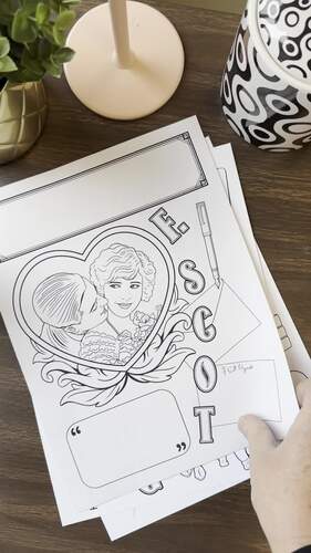 F. Scott Fitzgerald /The Great Gatsby Poster / Collaborative Group ...