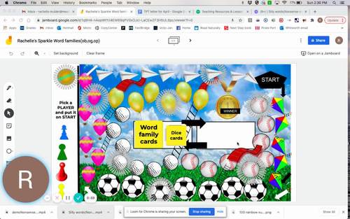 SPARKLE Jamboard BUNDLE-13 digital games for letters, numbers, word ...