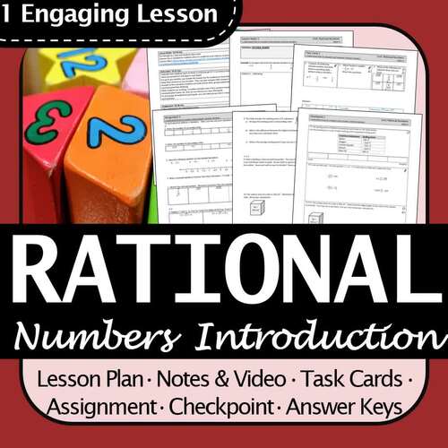 Rational Numbers: Identify, Compare, Represent | Math 9 Lesson Package