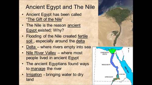 Ancient Egypt PowerPoint and Guided Notes by Mr Breedlove's Social Studies