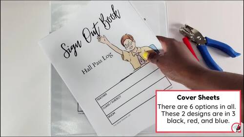 Bathroom Sign Out Logs for Classroom Management and Hall Pass Monitoring