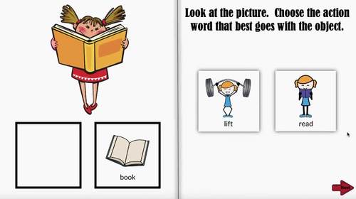 Expanding MLU - Two Word Utterances (Action + Object) PowerPoint