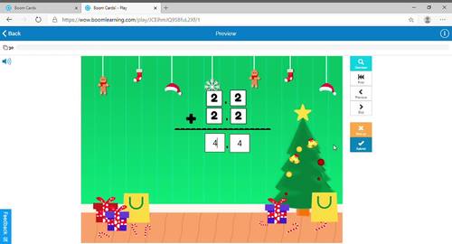 Adding Decimals Boom Cards Christmas by Language Forum | TPT