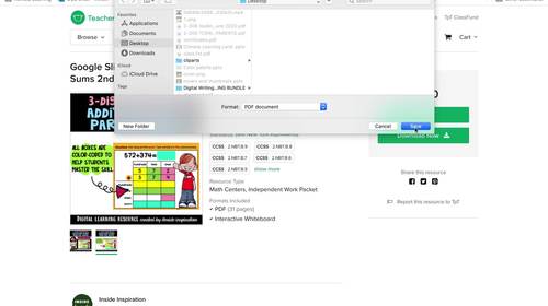 Google Slides Three digit Numbers Addition Using Partial Sums 2nd Grade 