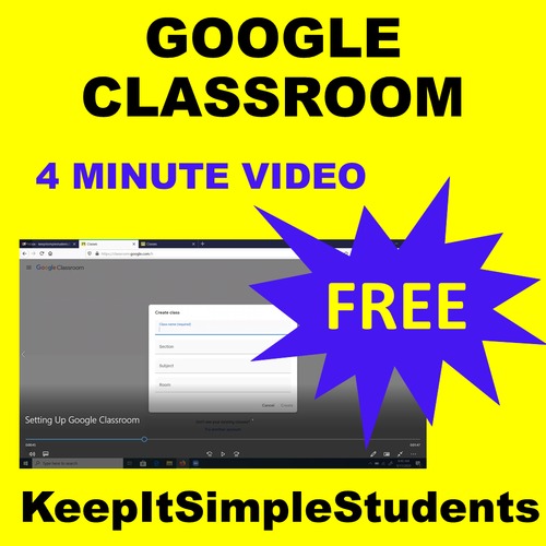 Google Classroom - Setting Up An Assignment - Short Instruction VIDEO