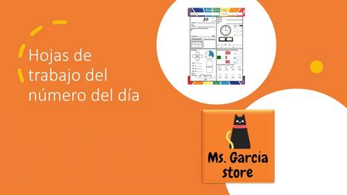 Números del día 21 al 25 modelo A by Ms Garcia Store | TPT