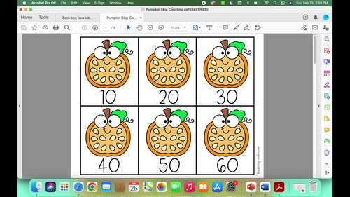 Skip Counting by 10's: Pumpkin Cards and Activity (10-120) | TPT