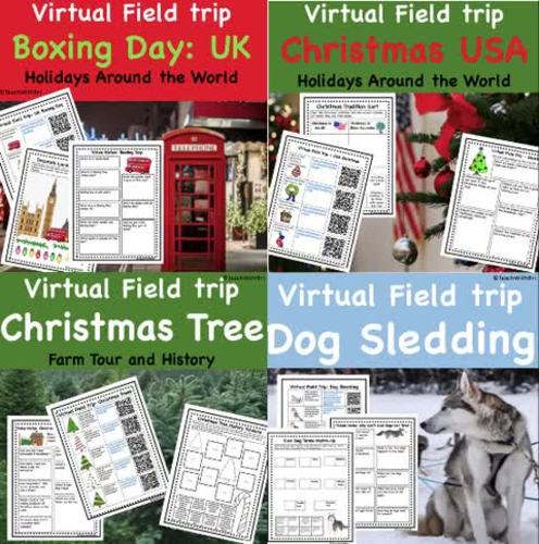 Holidays Around the World and Holiday Fun Mega Bundle by TeachWithBri