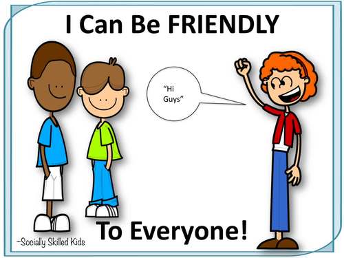 I Can Be FRIENDLY, To Everyone! | SOCIAL STORY SKILL BUILDER | Distance ...