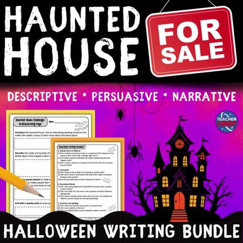 Halloween Haunted House For Sale Writing Descriptive Persuasive Descriptive