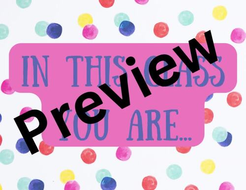 SEL Positive Affirmation Decor by The Heartfelt Classroom | TPT