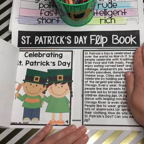 St. Patrick's Day Reading Passage by Inspire Me ASAP | TPT