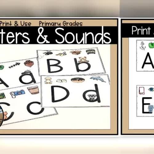 Alphabet Flash Cards | Letter Recognition | Beginning Sound by Beachy ...