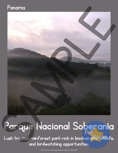 Panama Real Photo Poster Set Modern Boho Country Culture Central ...