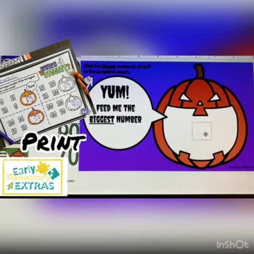 Skip Counting Halloween Activity Bundle - Count by fives and tens