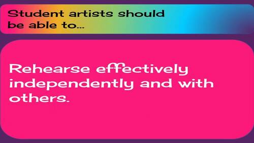 Theatre Classroom Management - Visible Progress in Rehearsal Lesson ...