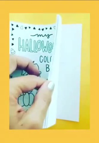 Mini Halloween Coloring Book! 12 pages! by KT Creates by Katie Bennett