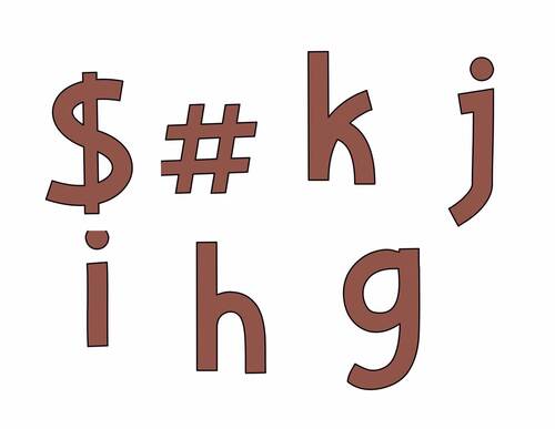 Printable Boho Bulletin Board Alphabet Letter, Wall Display Letters ...