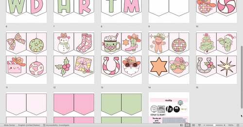 Howdy Christmas Mini Bulletin Banner Display -Classroom & Hallway Decor