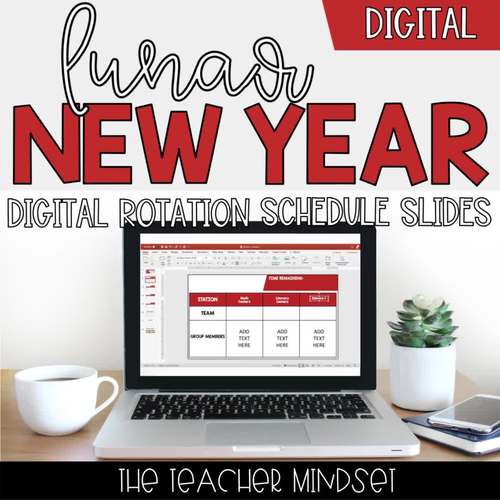 Digital Center Slides | Lunar New Year Theme | Slides & PowerPoint
