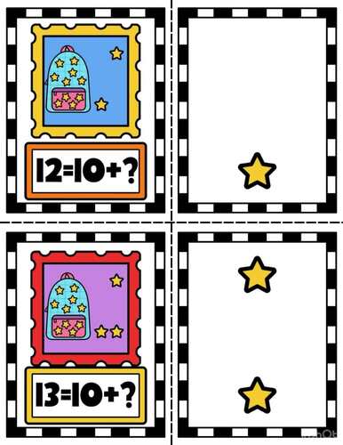 Teen Numbers {Compose + Decompose} No Prep Task Cards by Serendipity ... Teen Numbers {Compose + Decompose} No Prep Task Cards by Serendipity ...