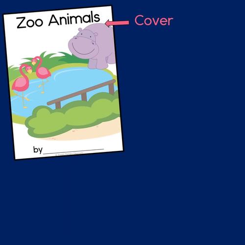 Zoo Animals Class Book with Sight Words by Paula's Primary Classroom