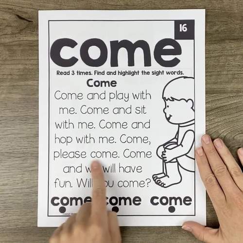 Sight Word Fluency Readers and Sight Word Boom Cards™ Bundle by Kadeen ...