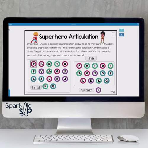 Articulation Boom Cards™️ | Hero Theme | Speech Therapy | Teletherapy