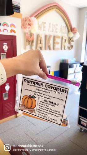 Halloween STEM Challenges & Activities - Pumpkin Catapult, Fall Party ...