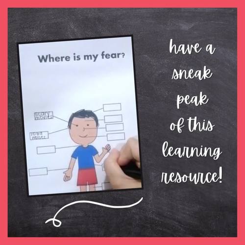 Anxious Body. Where is My Fear? by Behavioral Concepts Store | TPT
