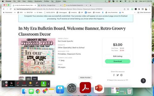 In My Era Bulletin Board, Welcome Banner, Retro Groovy Classroom Decor