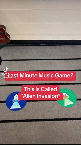 Alien Invasion Rhythm Game | 6/8 Compound Meter (ver. 2) Back To School ...