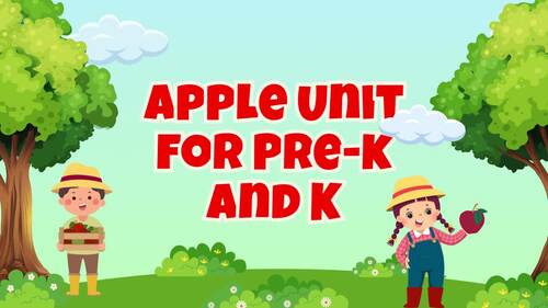 Fall Apple Unit: PreK & Kindergarten Math, Science, Literacy/Easy Prep ...