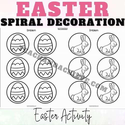 Easter Craft Decoration, Hanging Streamer Decor | Spring Easter ...