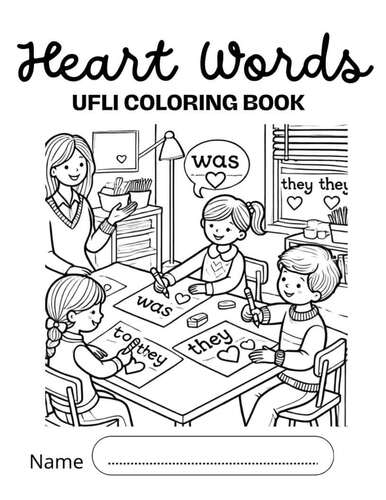UFLI Coloring Book | Phonics & Heart Words | Science of Reading Aligned ...