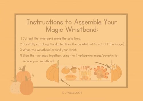 Thanksgiving Brag Bracelets & Gratitude Activities & Worksheets | TPT