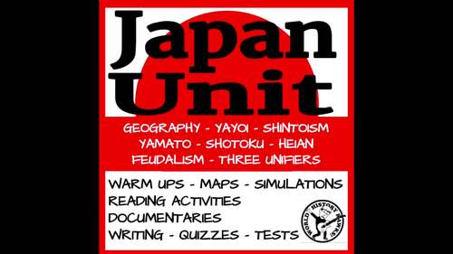Medieval Japan Unit Bundle - Bell Ringer Map Reading Activities ...