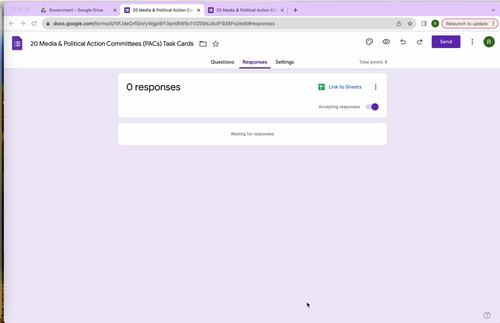 Engaging Media Political Groups Google Digital Task Cards Activity ...