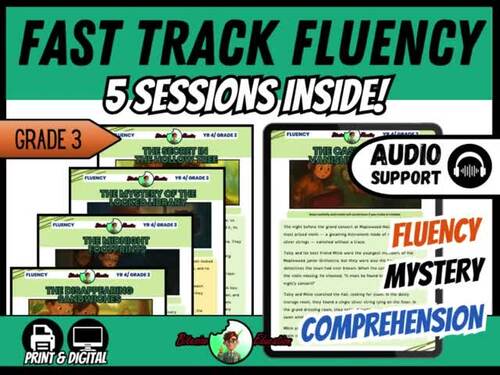 Fluency Fast Track | Reading | Mystery Pack | Grade 3 by Bitesize Education