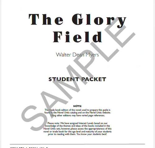 The Glory Field Novel Units® Student Packet Novel Study | TPT